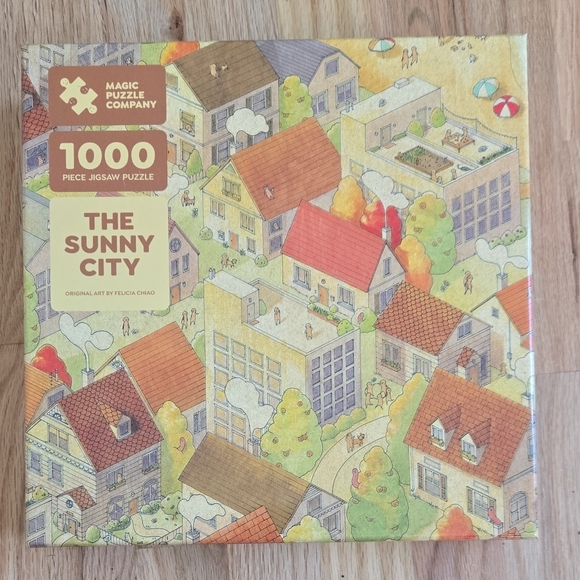 Games | Magic Puzzle Company The Sunny City Jigsaw Puzzle | Poshmark